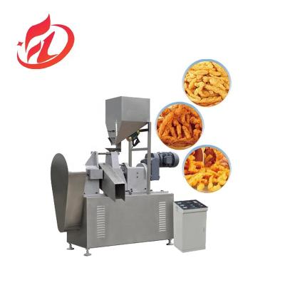 China Automatic Fried kurkure snacks making machine kurkure snack production line nik naks extruder machine for sale