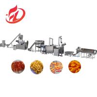 China Automatic Fried kurkure snacks making machine kurkure snack production line nik naks extruder machine for sale