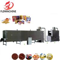 China Automatic Low Consumption Corn Flakes Making Machine Breakfast Cereals Production Line Snack Food Extruder for sale