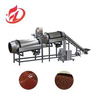 China Automatic production line floating fish feed pellet extruder fish food extruder processing machine for sale