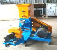 China Electric Part 1.0-10mm Floating Fish Food Extruder Feed Pellet Production Line Machine for sale