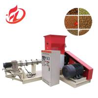 China Food Beverage 120mm Screw Diameter Full Automatic Floating Fish Feed Pellet Making Machine for sale