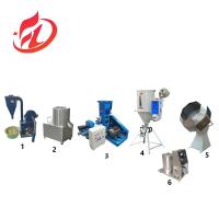 China Automatic Floating Fish Feed Pellet Extruder Machine Animal Feed Pellet Granulator fish feed making machine for sale