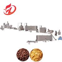 China Breakfast Cereal Corn Flakes Snack Food Extruder Production Equipment Line Price for sale
