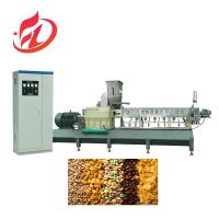 China Corn Flakes Breakfast Cereal Food Extruder Machine with Stainless Steel Materials for sale