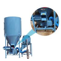 China Simple chicken feed making machine feed mix animal food plant poultry feed grinder and mixer for small farm for sale