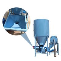 China Simple chicken feed making machine feed mix animal food plant poultry feed grinder and mixer for small farm for sale