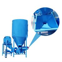 China Simple chicken feed making machine feed mix animal food plant poultry feed grinder and mixer for small farm for sale