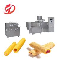 China Automatic snack food extruder production equipment puffed corn snacks making machine for sale
