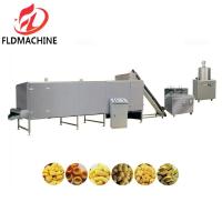 China Automatic snack food extruder production equipment puffed corn snacks making machine for sale