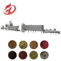 China Factory Price Pet Dog Food Processing Plant Floating Fish Feed Pellet Extruder Making Machine Fish Feed Production Line for sale