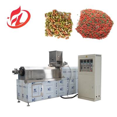 China Automatic dry fish food extruder fish feed making machine floating sinking fish feed production processing line for sale