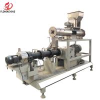 China Full automatic Pet dog food extruder dry kibble fish food production line processing machines supplier for sale
