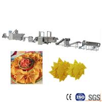 China Automatic Stainless Steel Tortilla Chips Doritos Triangle Corn Chips Making Machine Tortilla Machine for sale