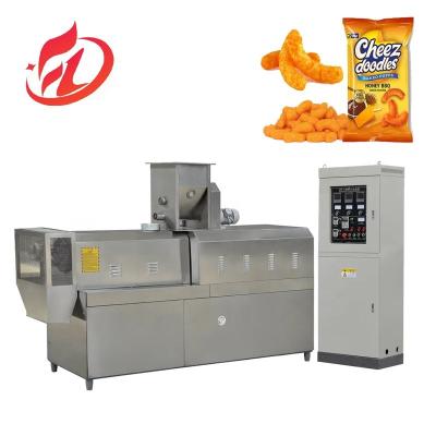 China Automatic Twin Screw Extrusion Food Puffing Machine for Puffed Corn Wheat Snacks Solution for sale