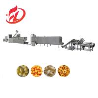 China Automatic Twin Screw Extrusion Food Puffing Machine for Puffed Corn Wheat Snacks Solution for sale