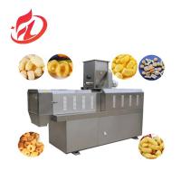China Puffed Corn Snack Extruder Making Machine Production Line for Delicious Chips Snack for sale