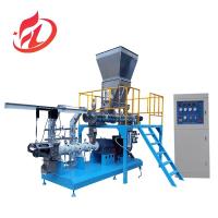 China Pet Feed Production Twin Screw Extruder Floating Fish Feed Pellet Machine with Parts for sale