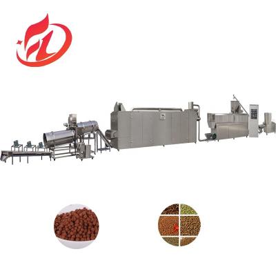 China 1-8mm Pet Feed Pellet Extruder Machine for Floating Fish Food Pet Feed Livestock for sale