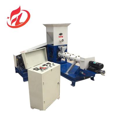 China Single Screw Floating Fish Food Pellet Making Machine for Small Fish Farm Maintenance for sale
