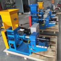 China Sinking/Floating Fish Feed Processing Line including Grinder, Mixer, Extruder, Dryer, Oil Sprayer for sale