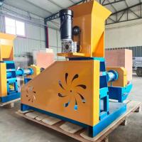China Sinking/Floating Fish Feed Processing Line including Grinder, Mixer, Extruder, Dryer, Oil Sprayer for sale