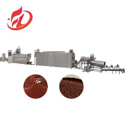 China 1-8mm Pellet Size Automatic Floating Fish Feed Pellet Machine for Tilapia Shrimp Feed for sale