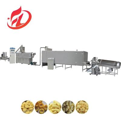 China 380v 50HZ Three Voltage Extrusion Food Machinery for Twin Screw Corn Puffs Snacks Line for sale
