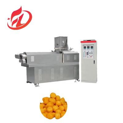 China FLD Speed Adjust Snack Food Extruder Line Puffing Rice Corn Puff Making Machine with 1 for sale
