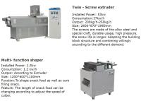 China Hot Sale Wheat Flour Fried Snack Food Triangle salad sticks Chips Bugles Snacks Food Making Machines for sale