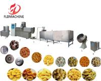 China Big Discount maize puff extrude machine Corn Rice Cheese Ball Puff Snack Food Making Machine for sale
