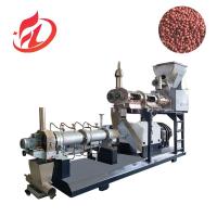 China Floating Fish Feed Extruder Machine with 1-8mm Pellet Size and 12 Hours Floating Time for sale