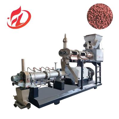 China Floating Fish Feed Extruder Machine with 1-8mm Pellet Size and 12 Hours Floating Time for sale
