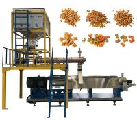 China Animal dog pet food processing extruder Cat  food pellet making machine for sale