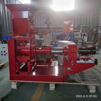 China Carbon Steel Fish Food Extruder Pellet Making Machine for Shrimp Feed Machinery 5.5-90kw for sale
