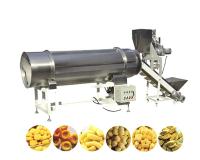 China More Flixble Puffed Food Snacks Extruder Whole Production Line for sale