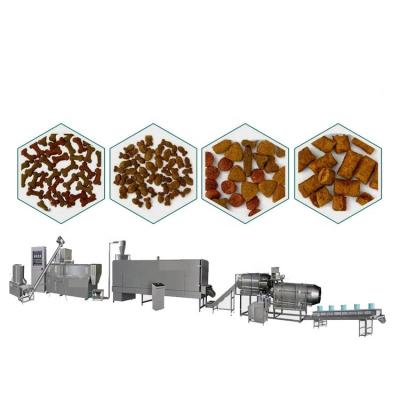 China Automatic Pet Food Making Machine for Dogs Cats Birds and Fish Feed Processing Line for sale