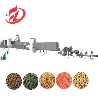 China Advantage High Productivity 500KG Per Hour Floating Fish Feed Pellet Production Line for sale