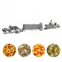 China Delicious Corn Puff Cheese Balls Produced by Local Service Location Snack Extruder for sale