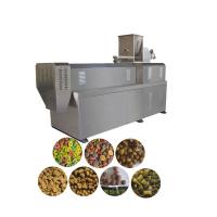China Large capacity 100kg/h-6t/h fully automatic dog cat pet food processing machine extruder equipment plant line for sale