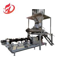 China 380V Electric floating fish pellet making lines Twin screw fish feed extruder Dog Food Making Machine SUPPLIER for sale