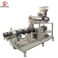 China Pet Dog Cat Fish Feed Extruder Animal Feed Pellet Machine with 800 kg/h Max. Capacity for sale