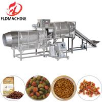 China 85mm Screw Diameter Dry Technology Floating Fish Feed Extruder Production Machine Line for sale
