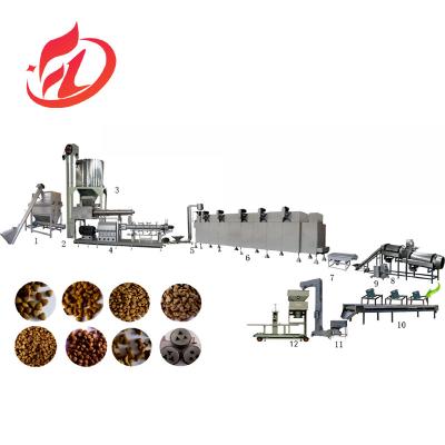 China 15000*2000*3000 Pet Food Processing Line for Complete Dry Dog and Cat Food Production for sale