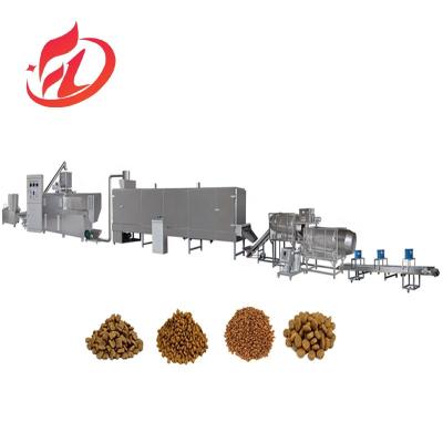 China 380v Industrial voltage Pet food extruder machine pet food pellet machine for sale