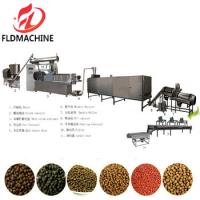 China Animal Floating Fish Feed Pellet Making Machine for Food Beverage Engineer Service for sale