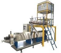 China Fish Feed Manufacture Line Pellet Drying Machine 2ton per hour Fish Feed Floating Extruder for sale