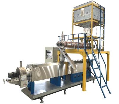 China Fish Feed Manufacture Line Pellet Drying Machine 2ton per hour Fish Feed Floating Extruder for sale