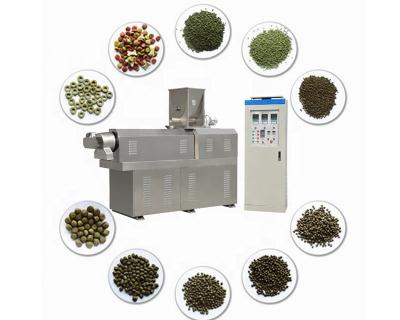 China Floating Fish Feed Pellet Machine Production Line Equipment Plant dog cat food extruder for sale