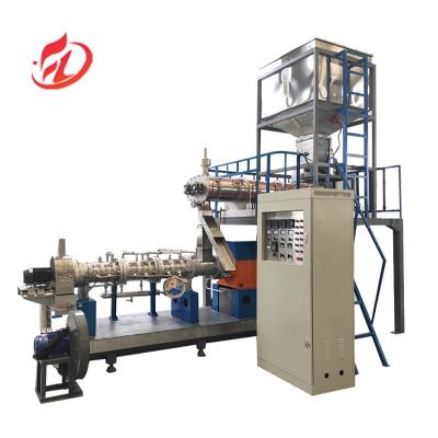 China Fully Automatic 1000kg/h Steam Types Floating Fish Feed Extrusion Machine for 5500 kg for sale